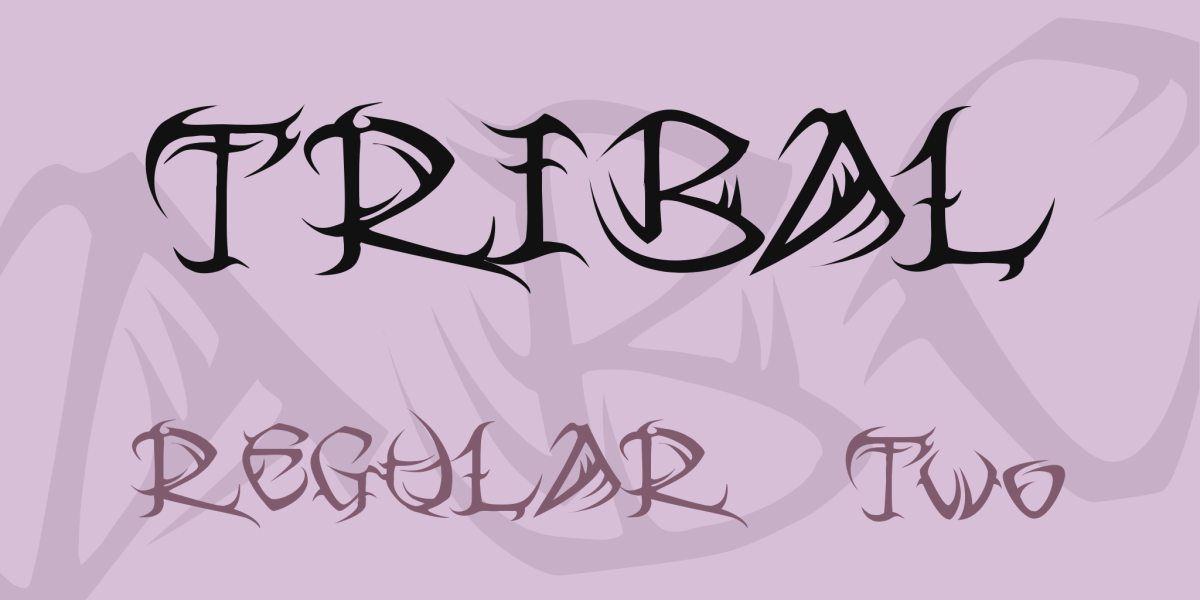 Tribal Font Family · 1001 Fonts