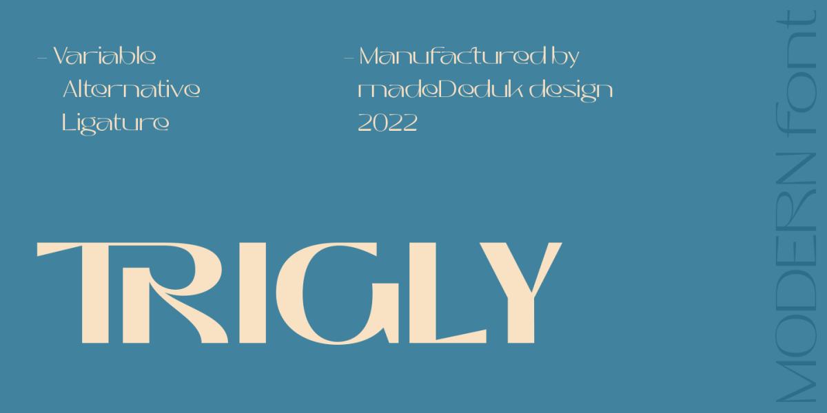 Trigly Demo Font · 1001 Fonts