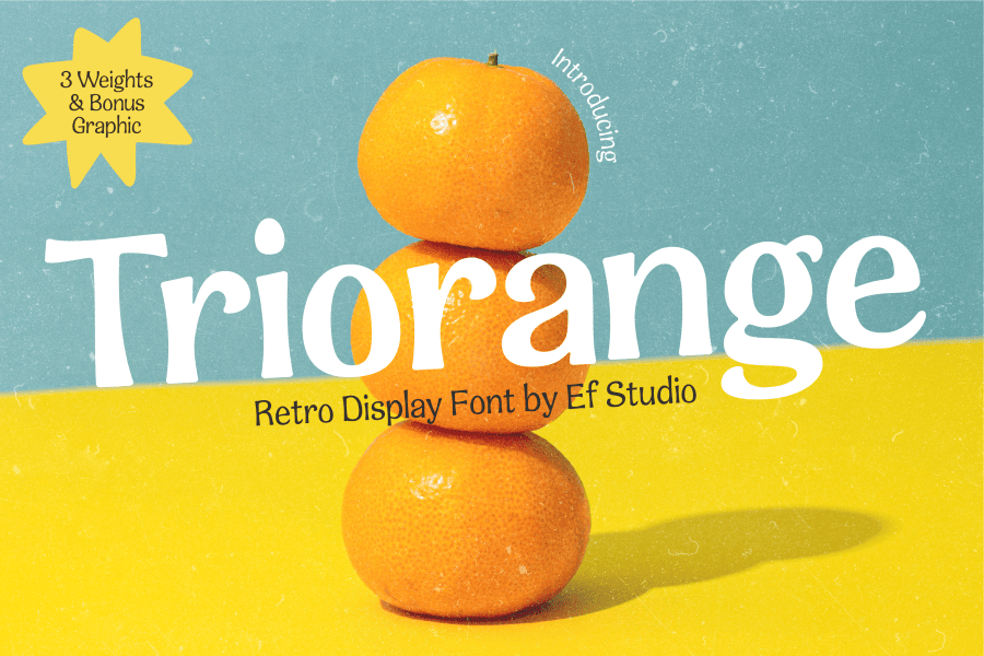 Triorange - Personal Use Font Family · 1001 Fonts