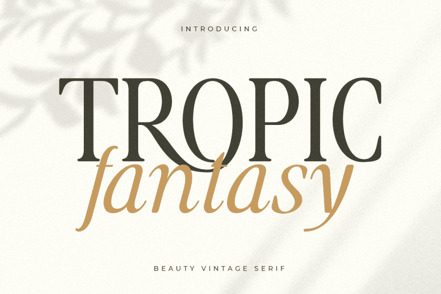 Tropic Fantasy Font · 1001 Fonts