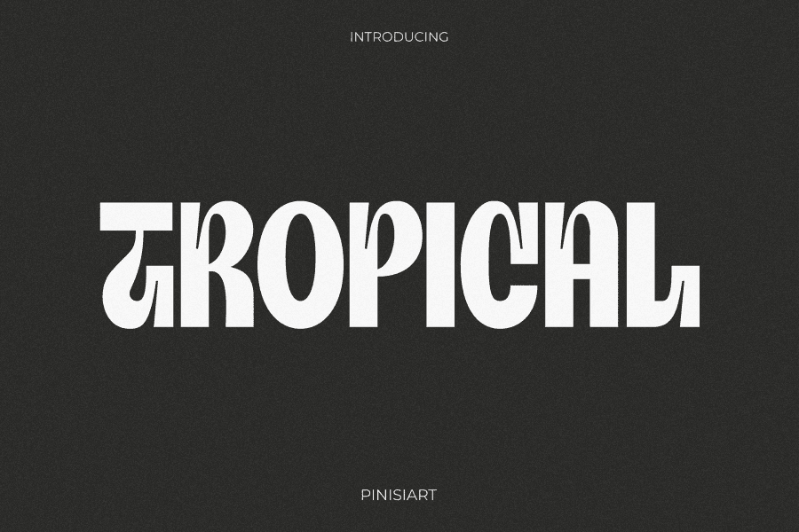TROPICAL Font · 1001 Fonts