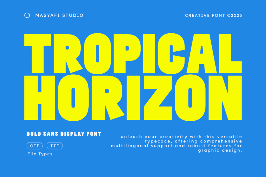 2 Free Solid, Tropical Fonts · 1001 Fonts