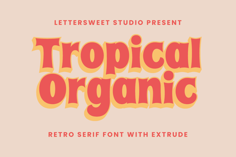 Tropical Organic Demo Font · 1001 Fonts