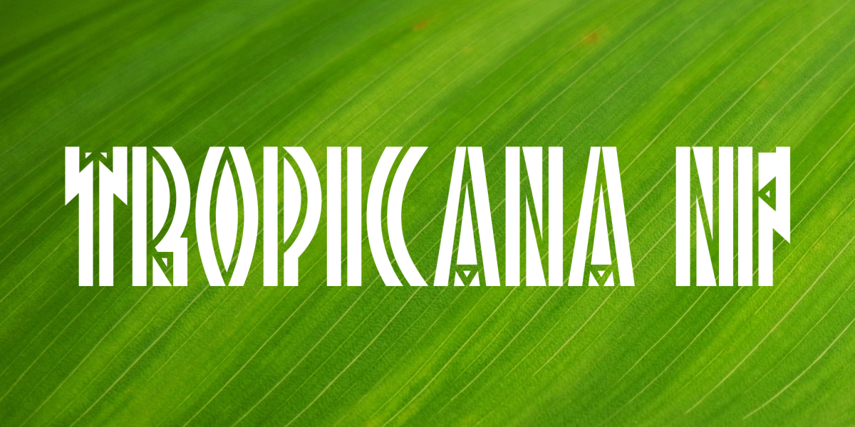 Tropicana NF Font · 1001 Fonts