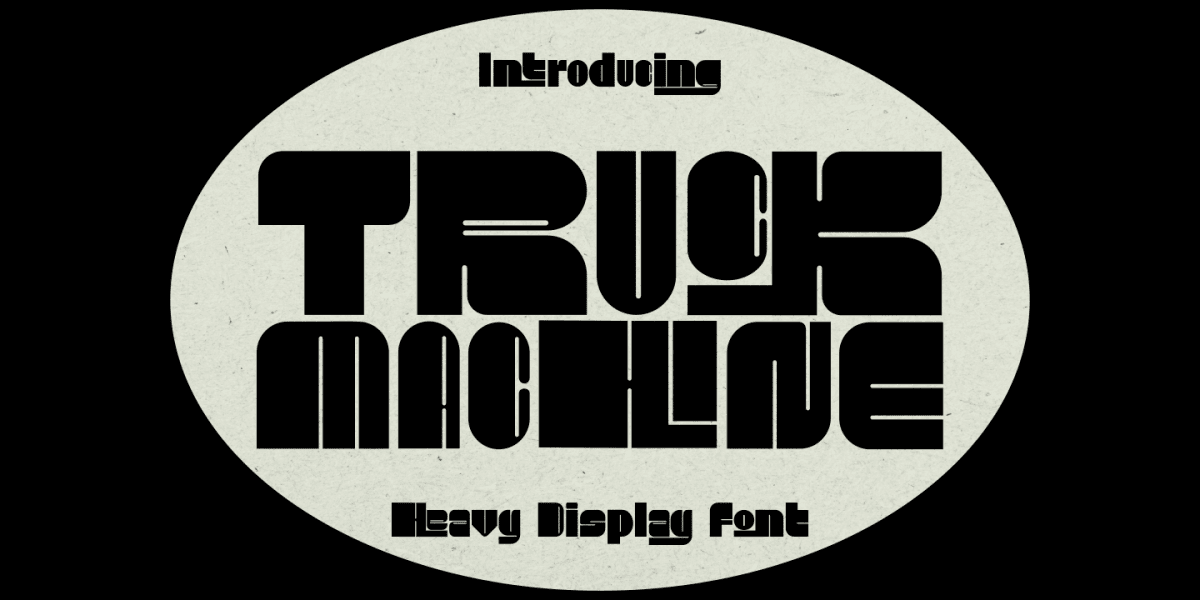 TRUCK MACHINE Font · 1001 Fonts