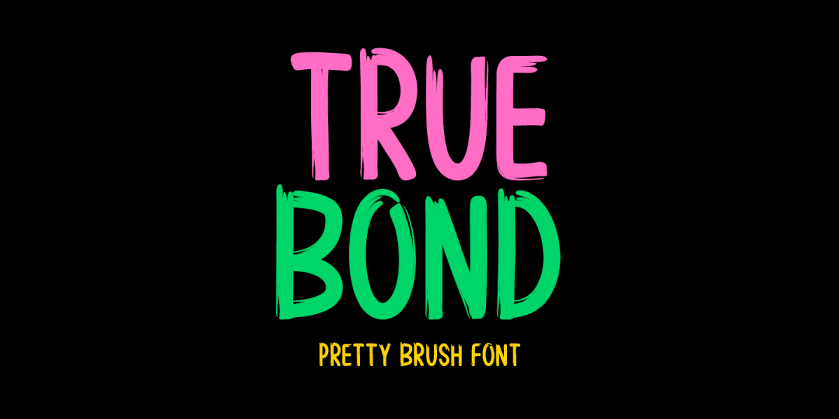 True Bond Font · 1001 Fonts