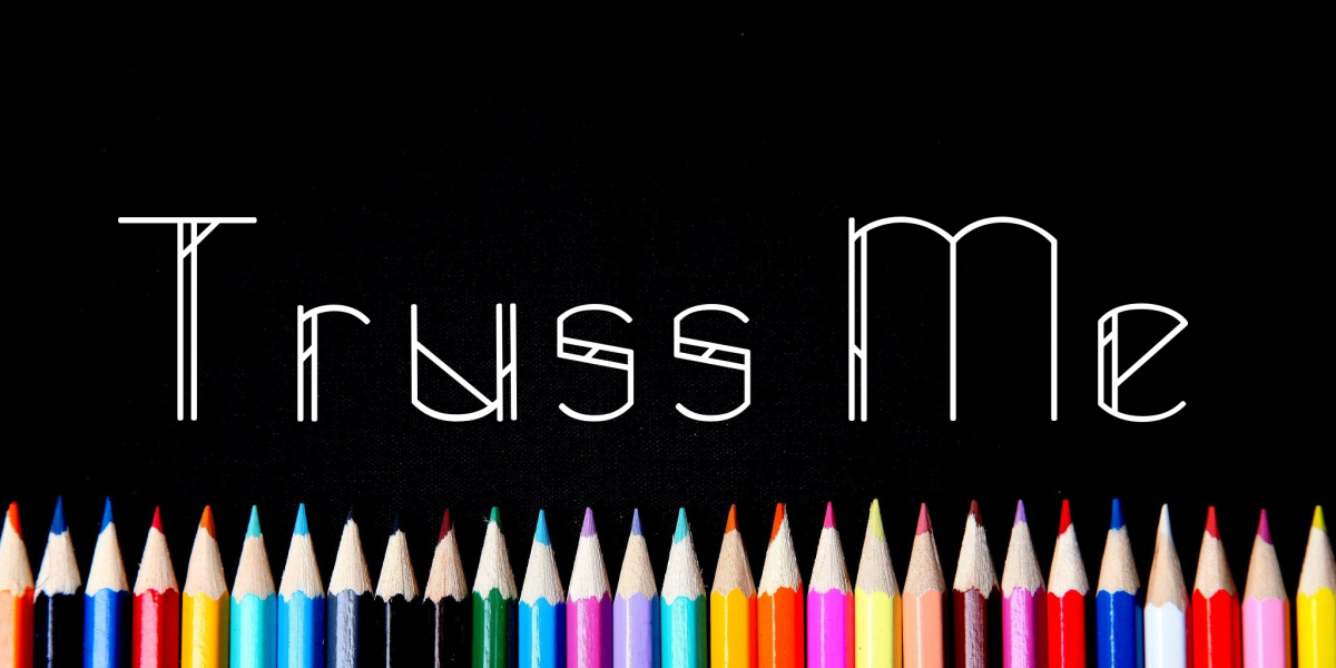 Truss Me Font · 1001 Fonts