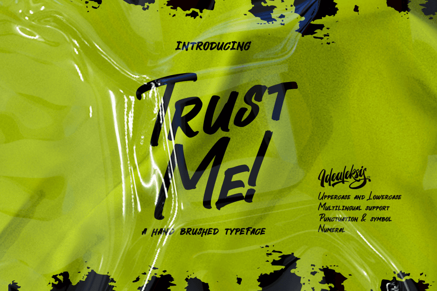 Trust Me Font · 1001 Fonts