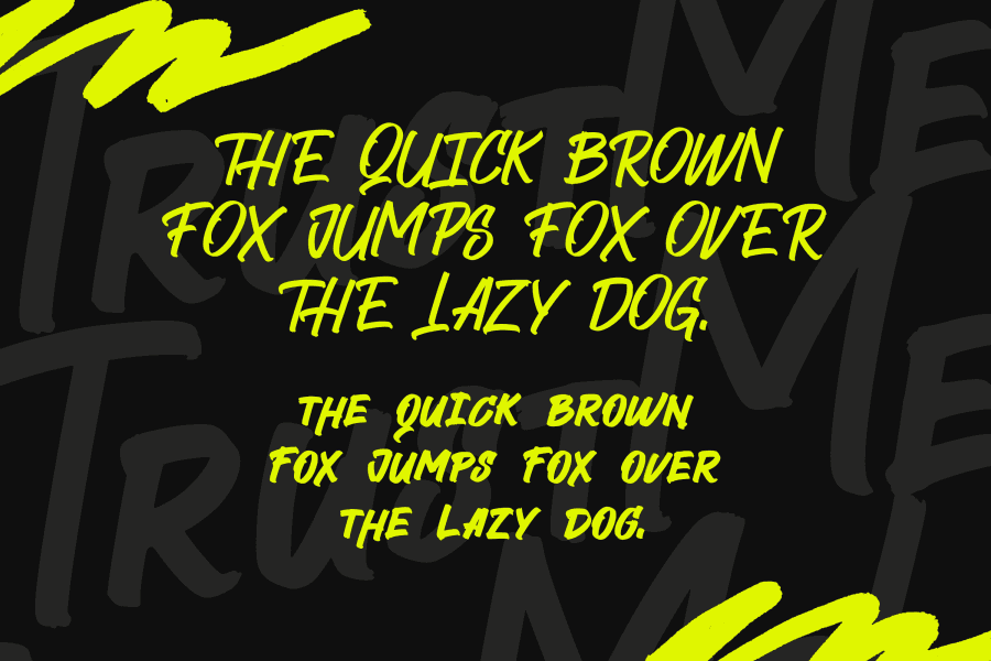 Trust Me Font · 1001 Fonts