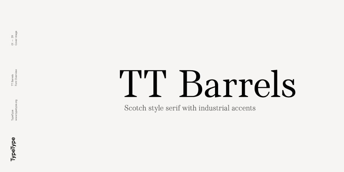 TT Barrels Trl Font Family · 1001 Fonts