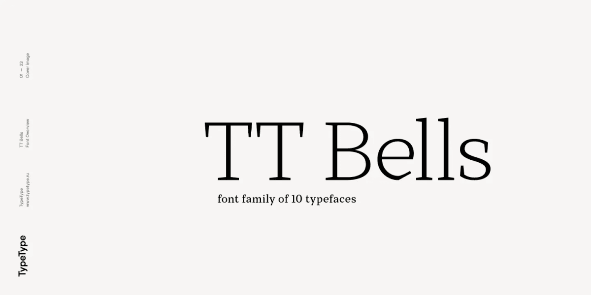 TT Bells Trial Font Family · 1001 Fonts