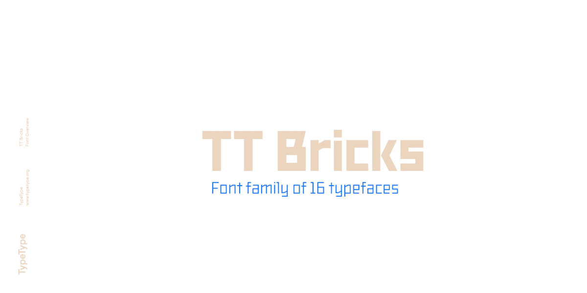 TT Bricks Trial Font Family · 1001 Fonts