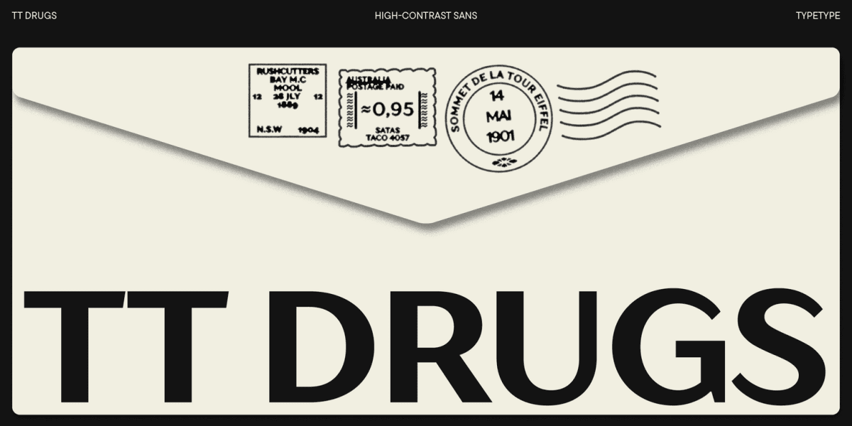 TT Drugs Trial Font Family · 1001 Fonts