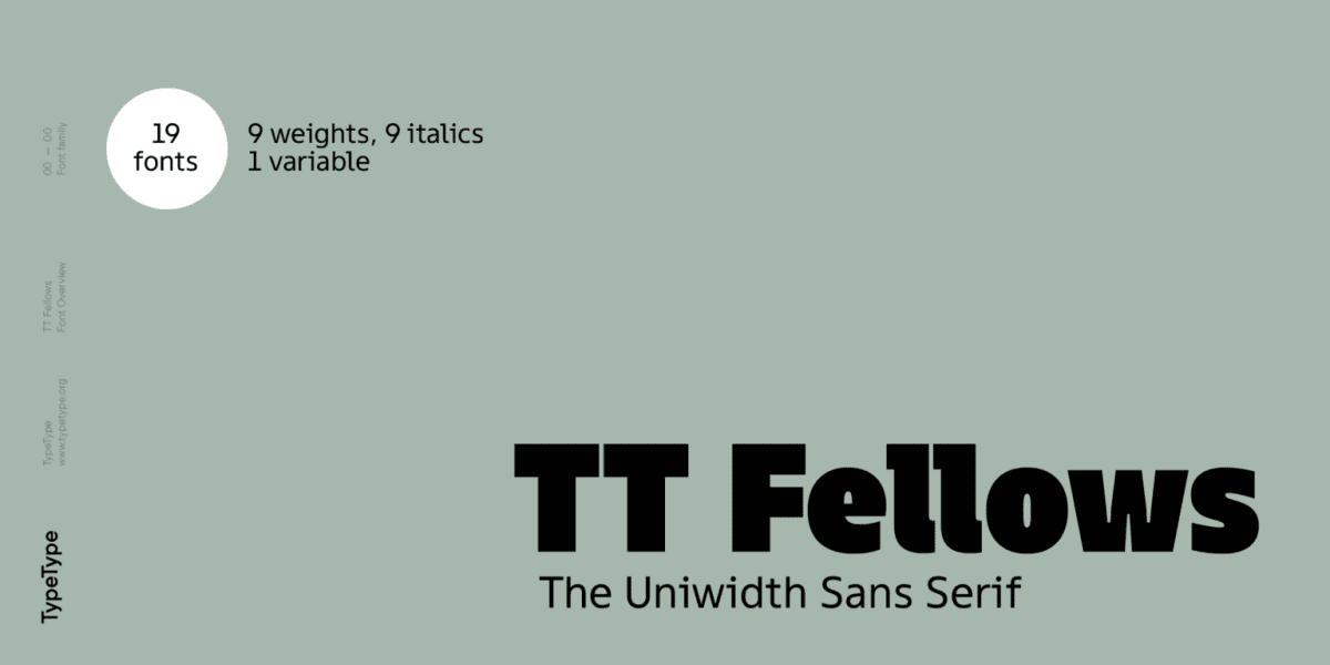 TT Fellows Trial Font Family · 1001 Fonts