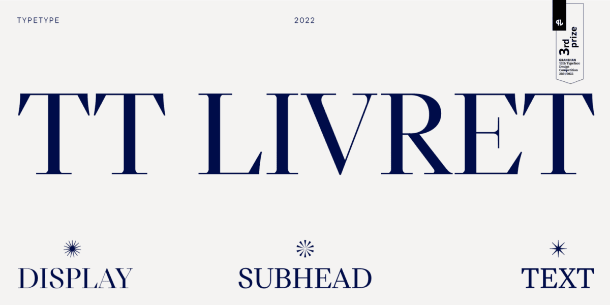 TT Livret Text Trial Font Family · 1001 Fonts