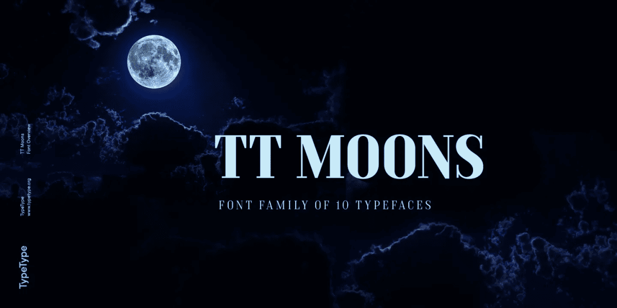 TT Moons Trial Font Family · 1001 Fonts