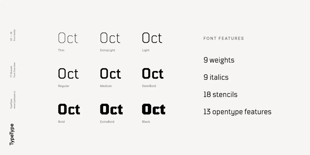 TT Mussels Trl Font Family · 1001 Fonts