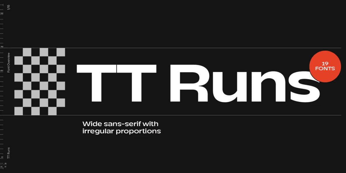 TT Runs Trial Font Family · 1001 Fonts
