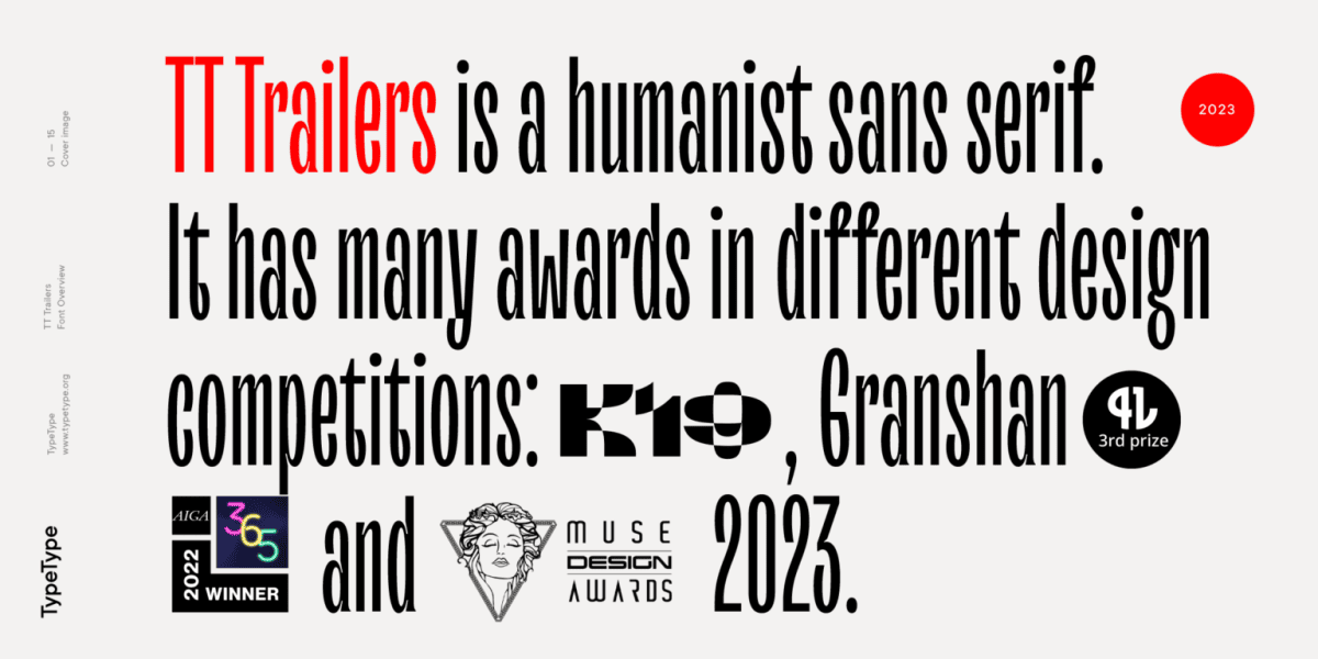 TT Trailers Trial Font Family · 1001 Fonts