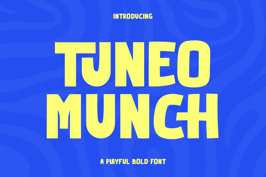 Tuneo Munch Font · 1001 Fonts