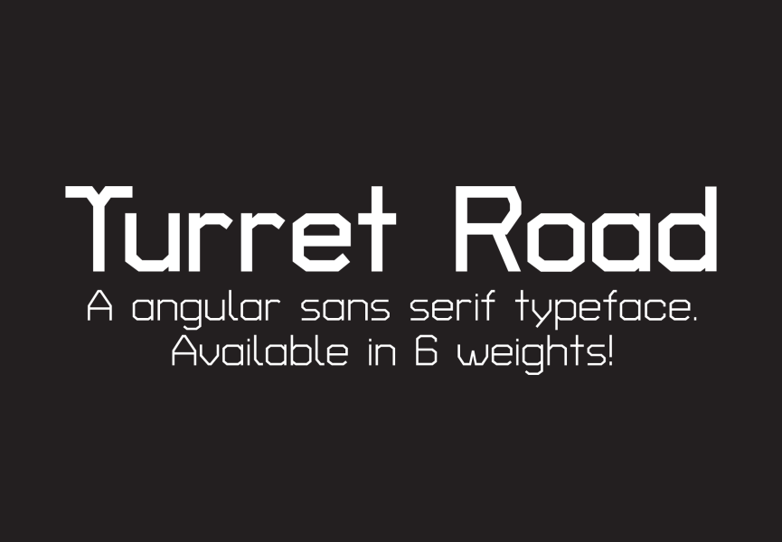 Turret Road Font Family · 1001 Fonts