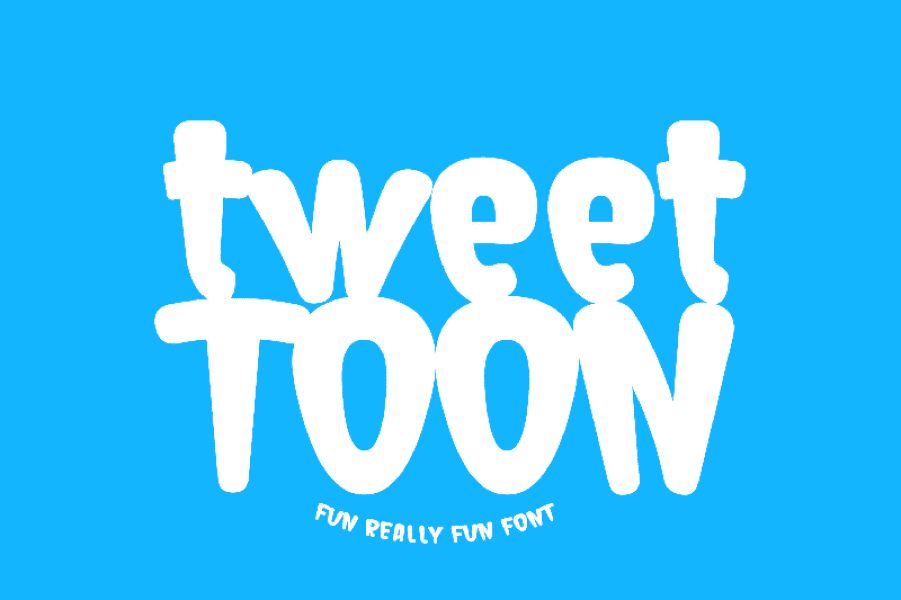 Tweet Toon Font · 1001 Fonts