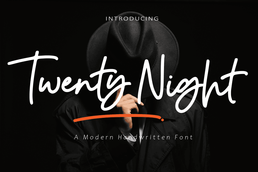 Twenty Night Font · 1001 Fonts