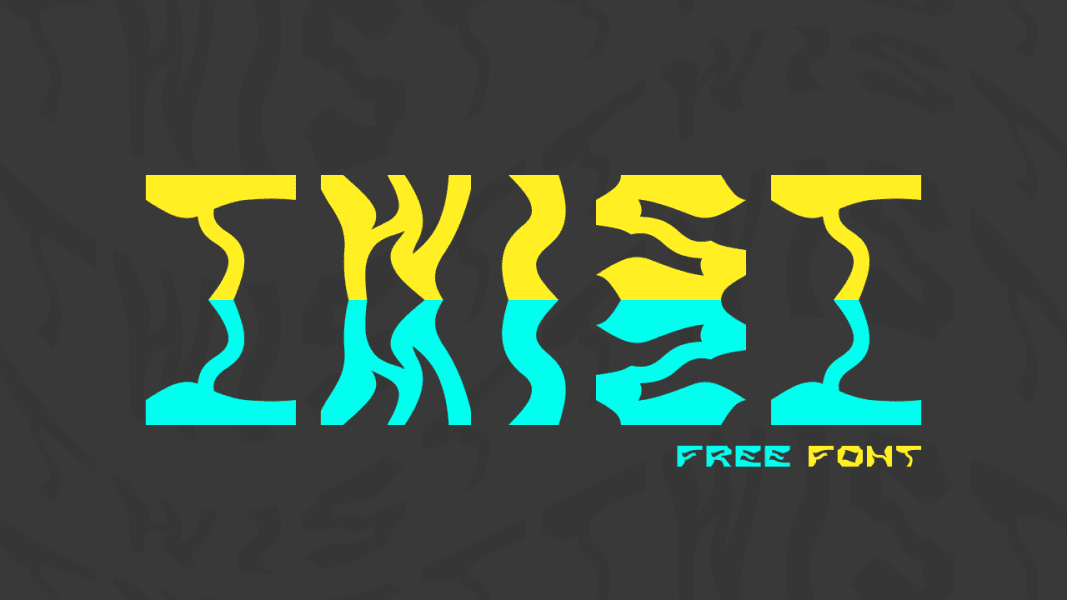 1 Free Kinetic, Psychotropic Font · 1001 Fonts
