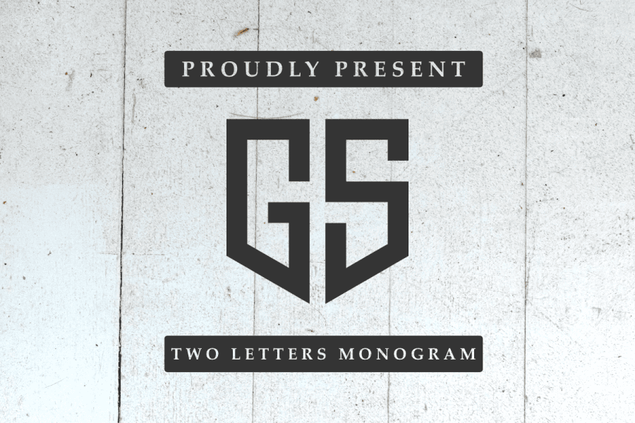 Two Letter Monogram Font · 1001 Fonts