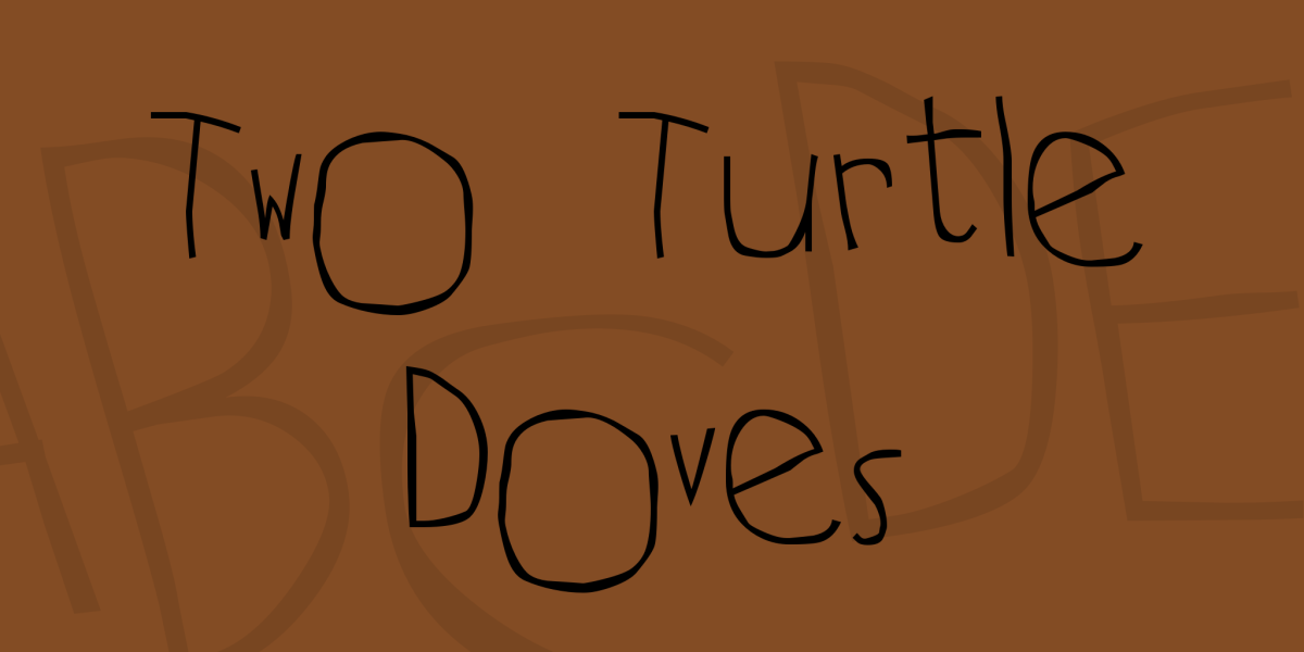 Two Turtle Doves Font · 1001 Fonts