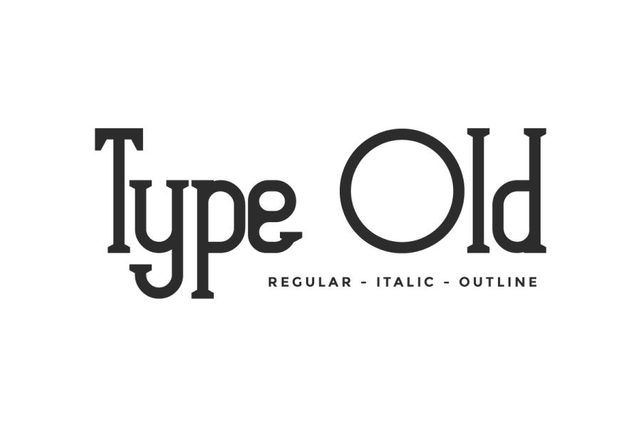 Type Old Demo Font Family · 1001 Fonts