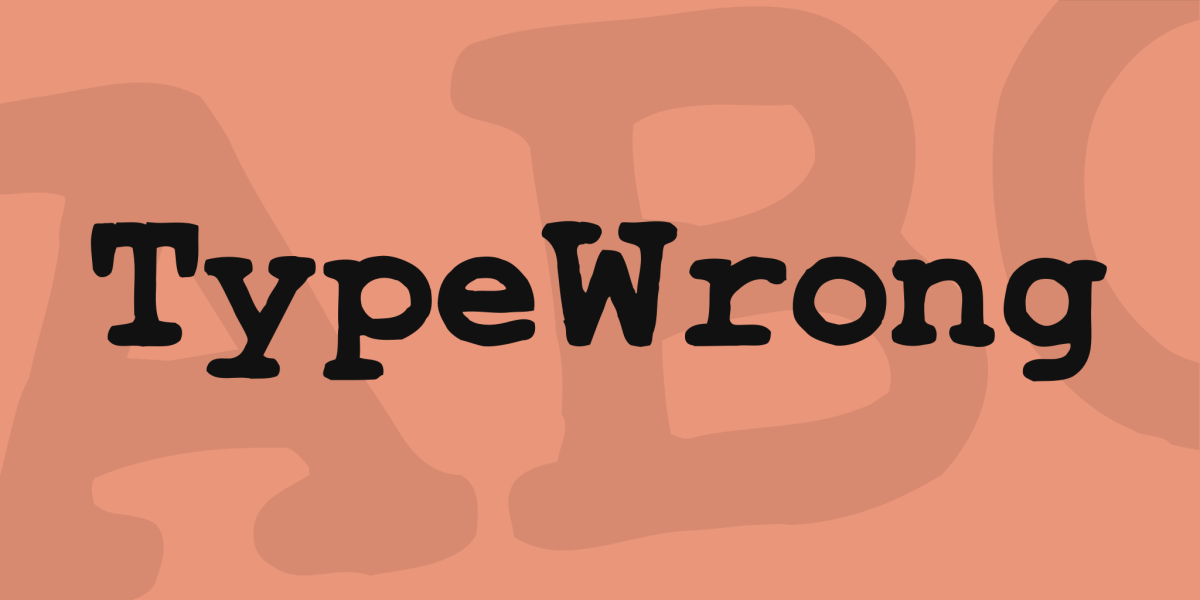 TypeWrong Font · 1001 Fonts