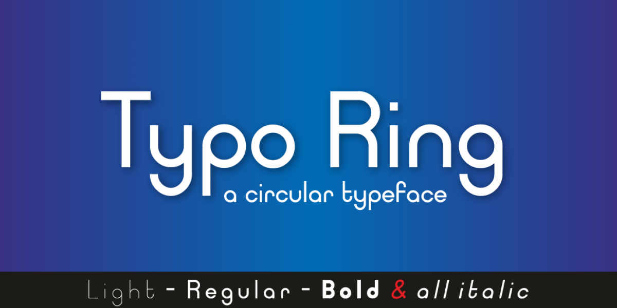 Typo Ring Font Family · 1001 Fonts
