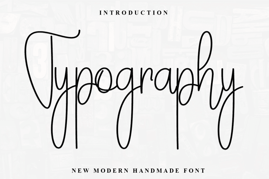 Typography Font · 1001 Fonts