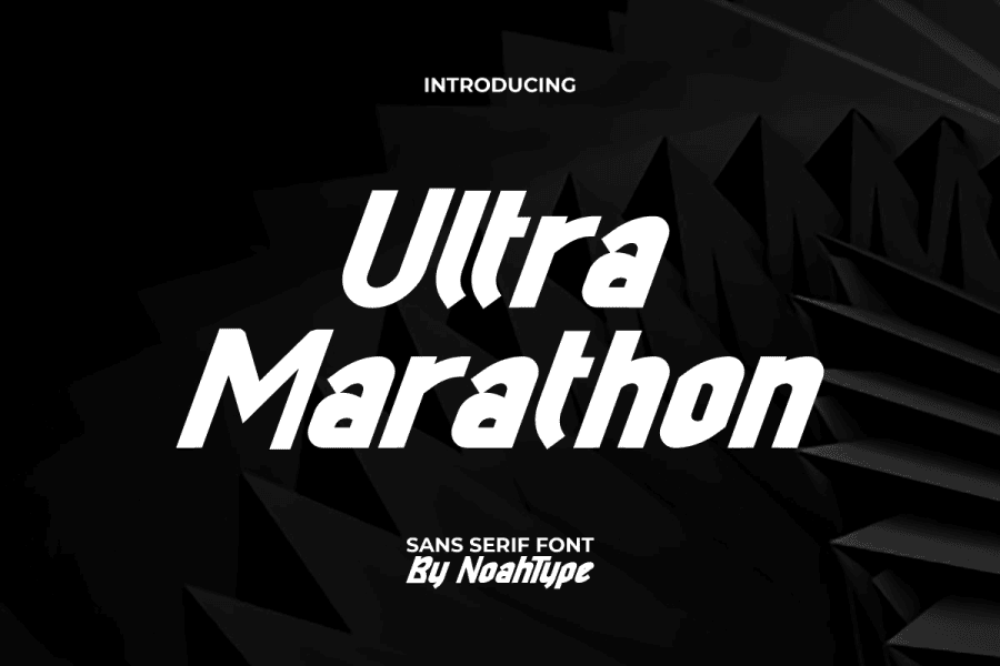 UltraMarathonDemo Font · 1001 Fonts