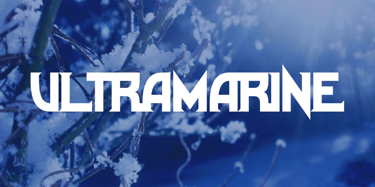 Ultramarine Font · 1001 Fonts