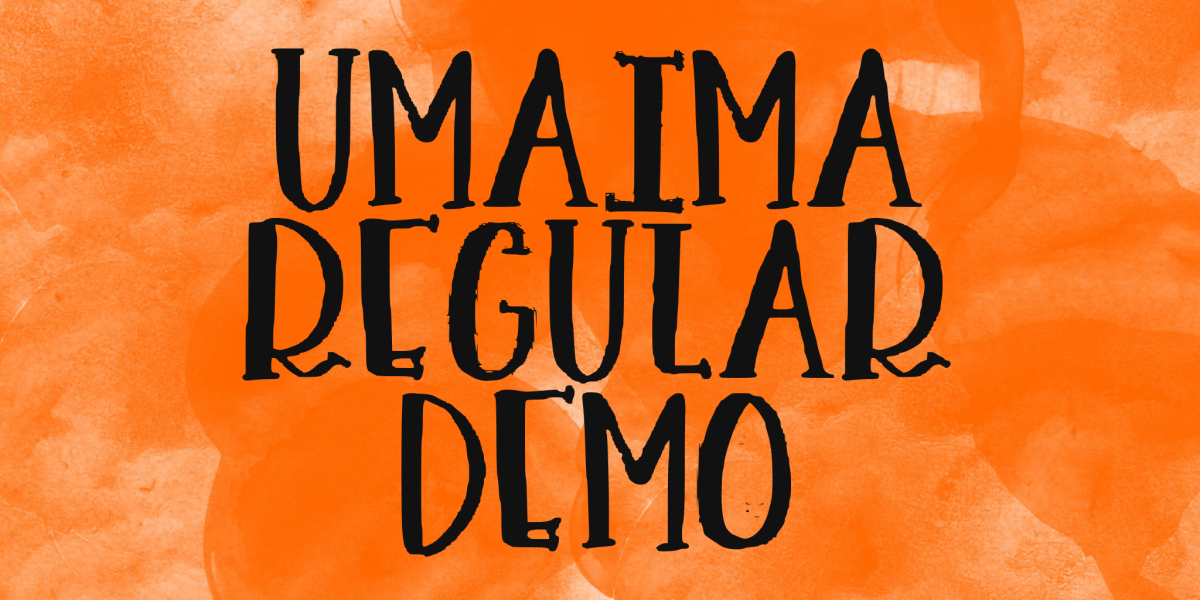 Umaima Regular Demo Font · 1001 Fonts