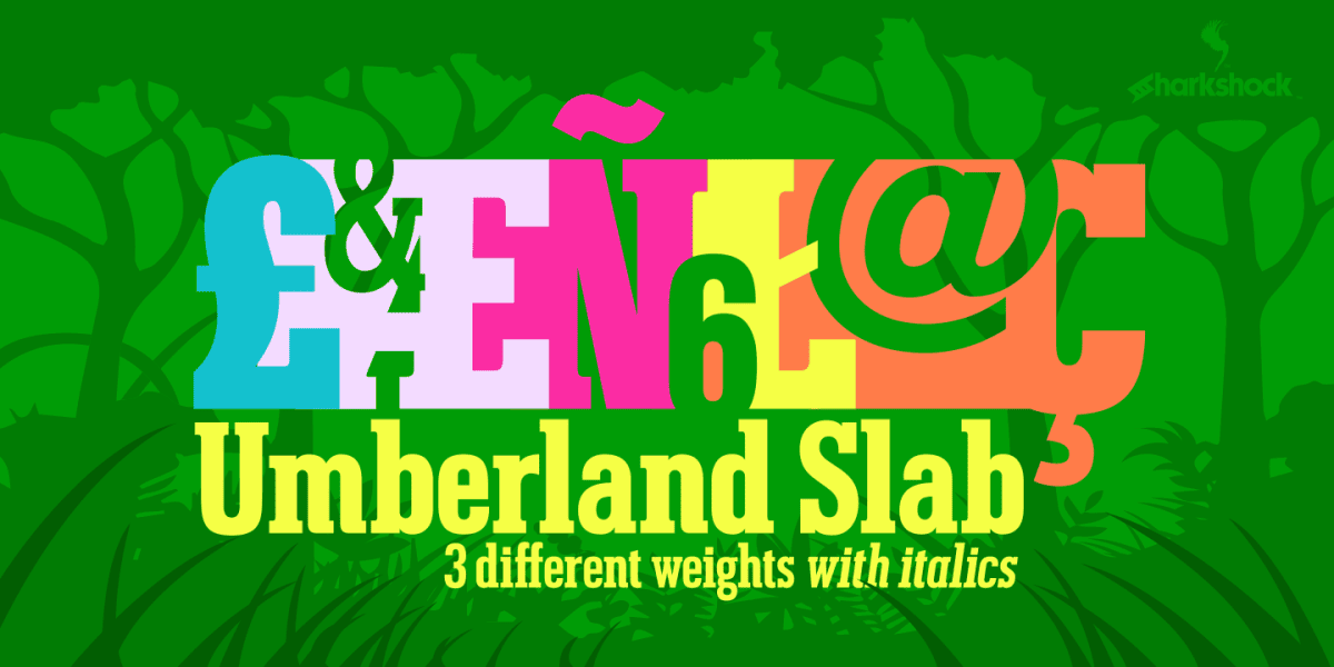 Umberland Slab Font · 1001 Fonts
