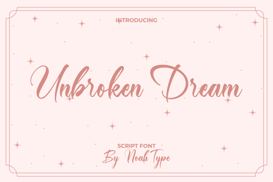 Unbroken Dream Demo Font · 1001 Fonts