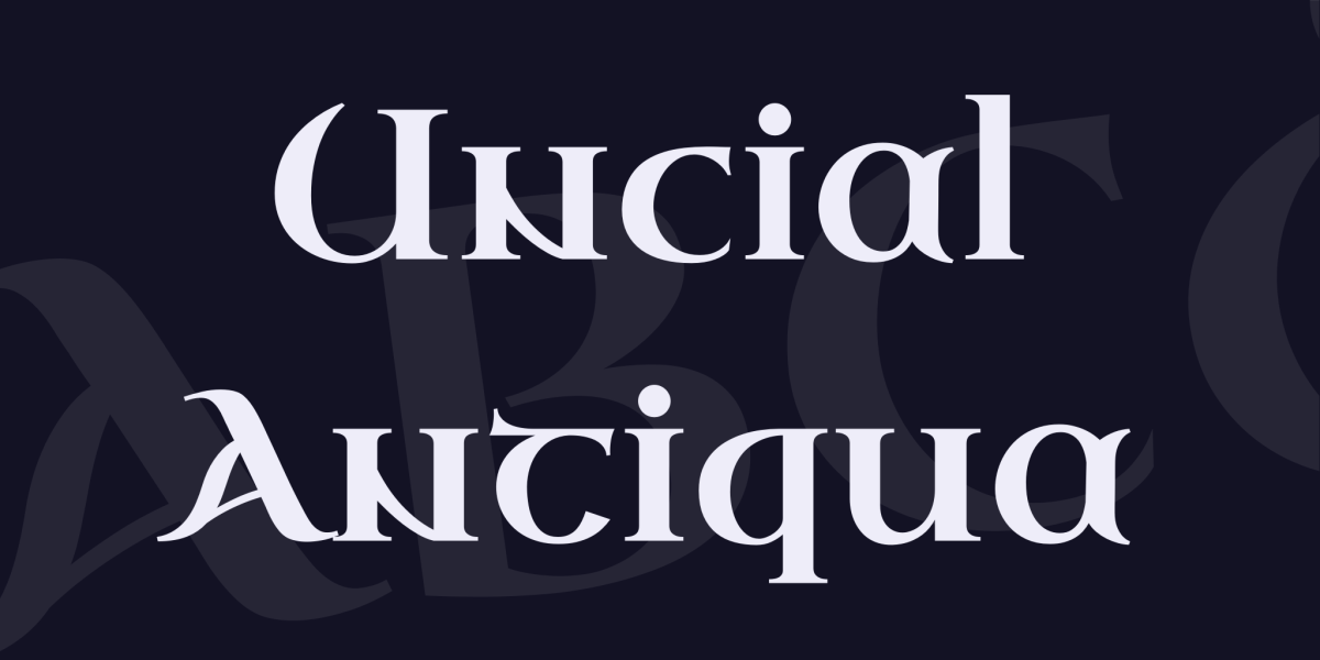 62 Free Uncial Fonts · 1001 Fonts