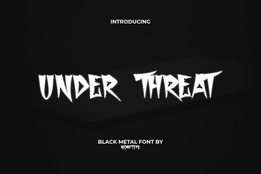 Under Threat Demo Font · 1001 Fonts