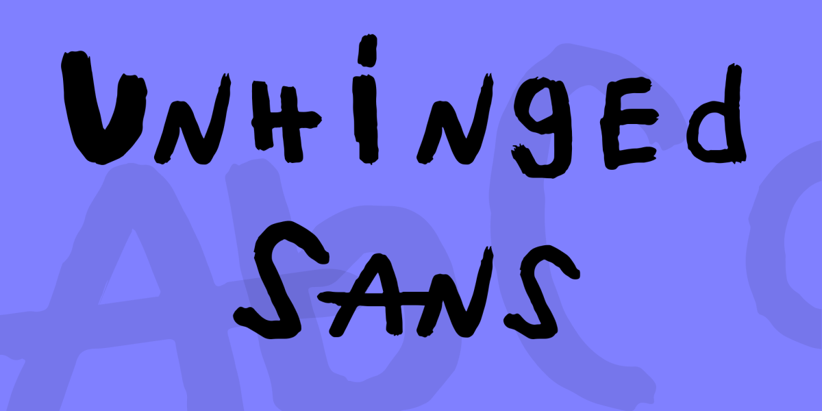 Unhinged Sans Font · 1001 Fonts