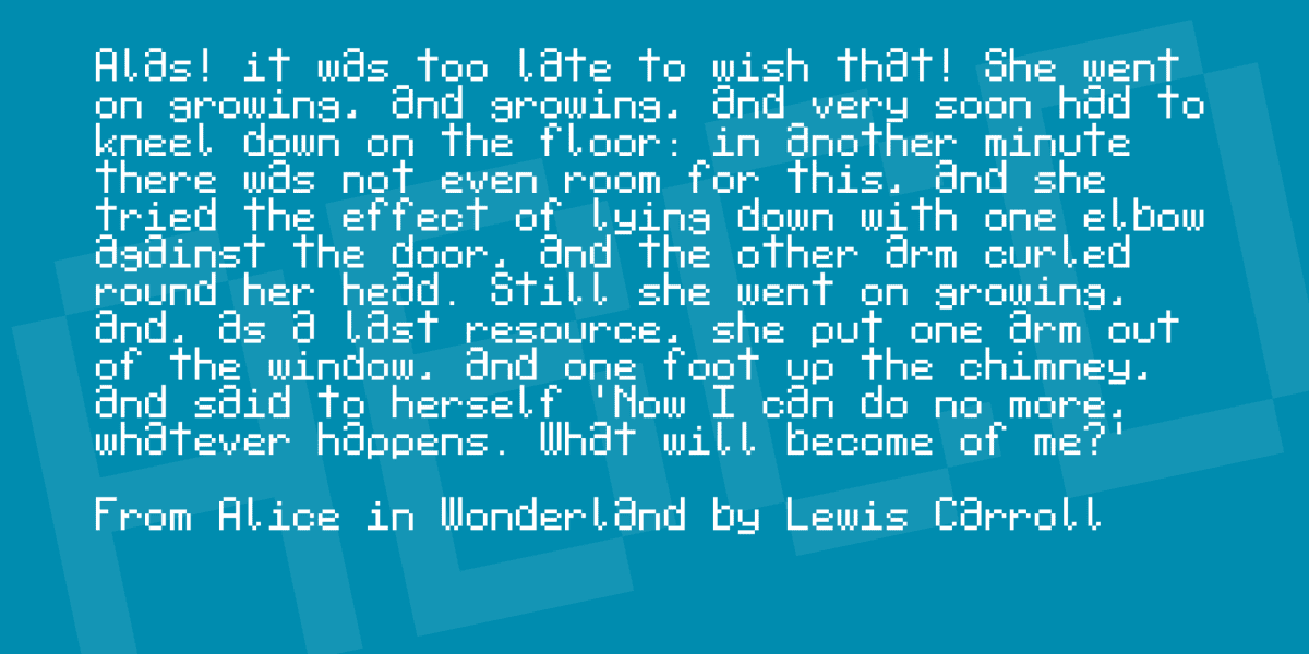 unicode 00xx square Font · 1001 Fonts