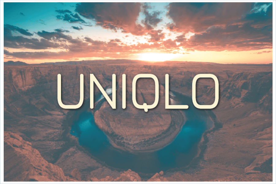 Uniqlo Font · 1001 Fonts