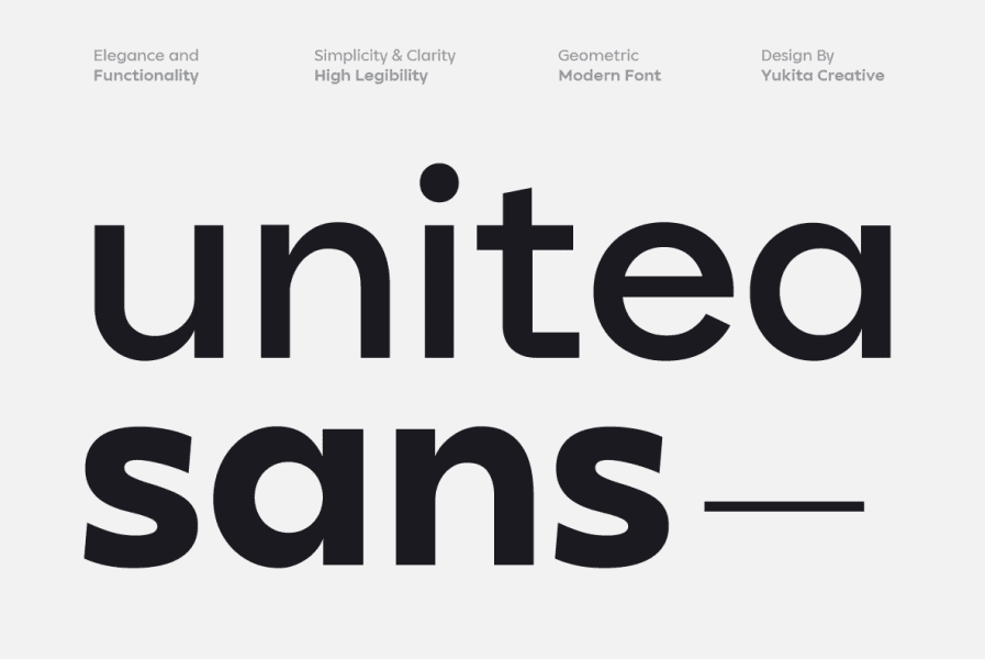 Unitea Sans Font Family · 1001 Fonts