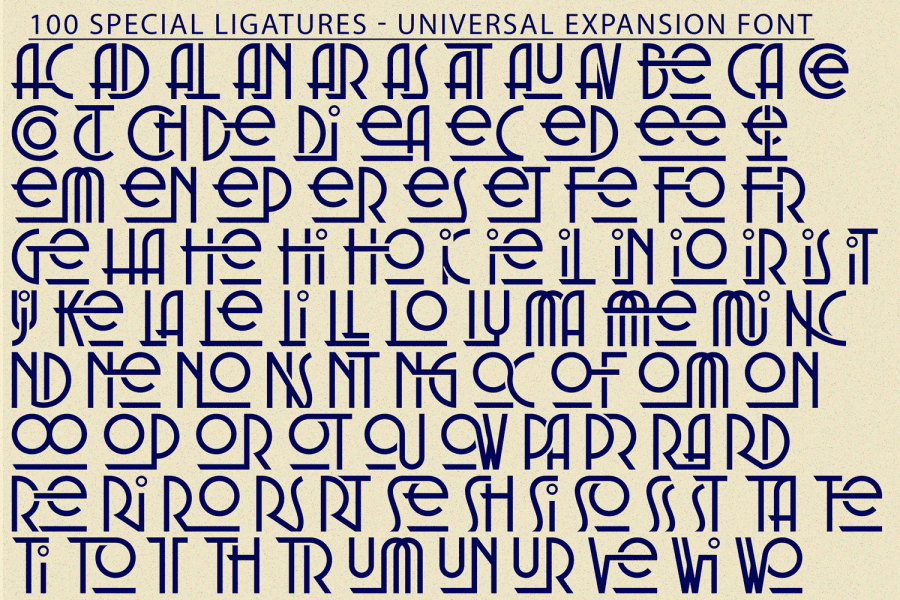 Universal Expansion Demo Font · 1001 Fonts