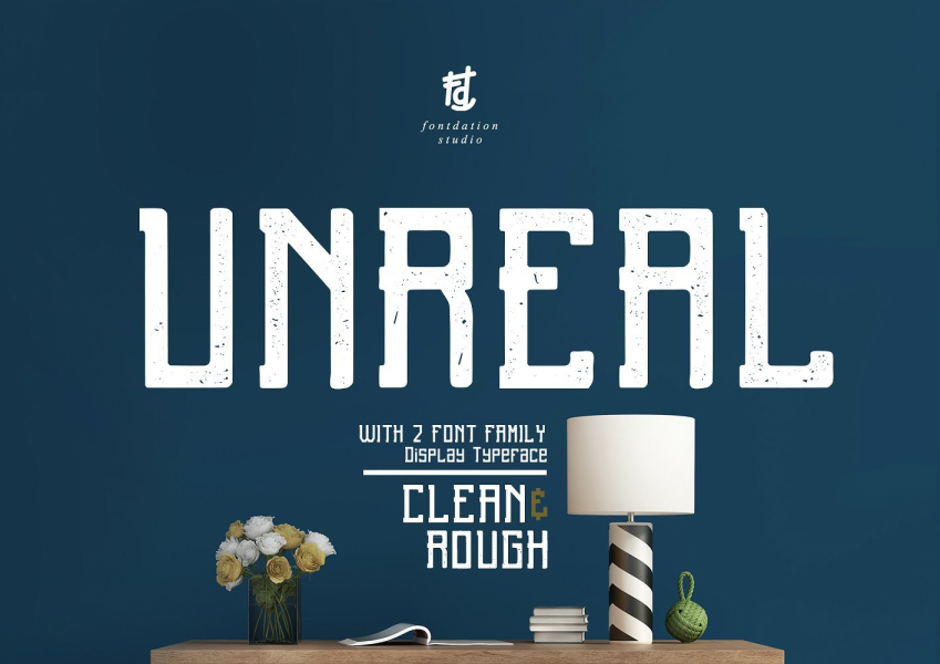 Unreal Font Family · 1001 Fonts