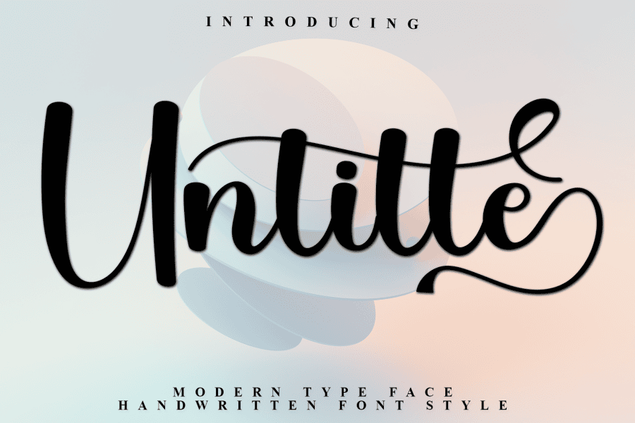 Untitle Font · 1001 Fonts