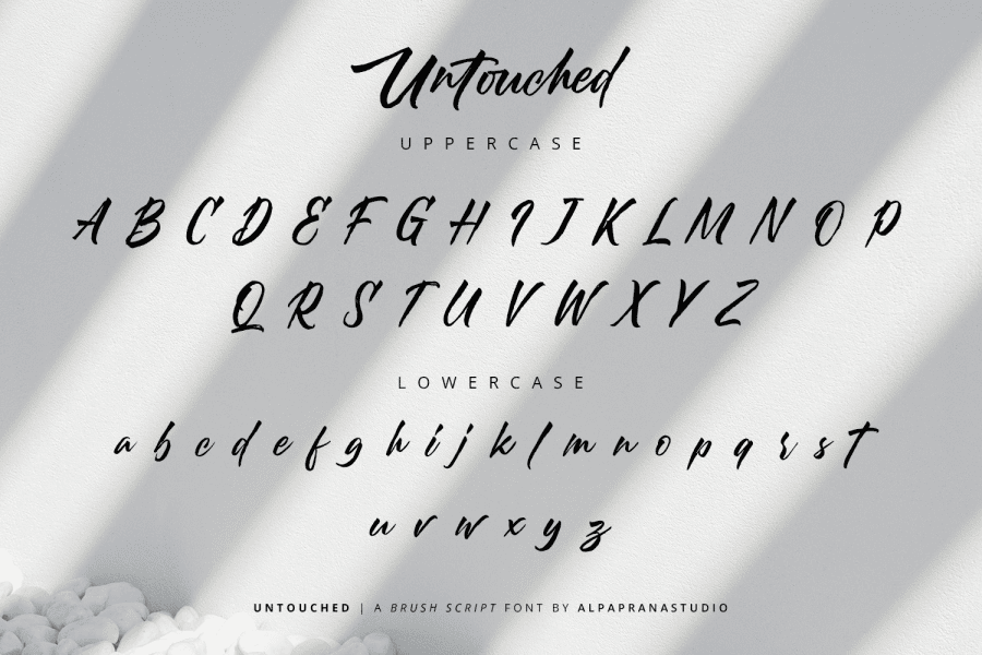 Untouched Font · 1001 Fonts