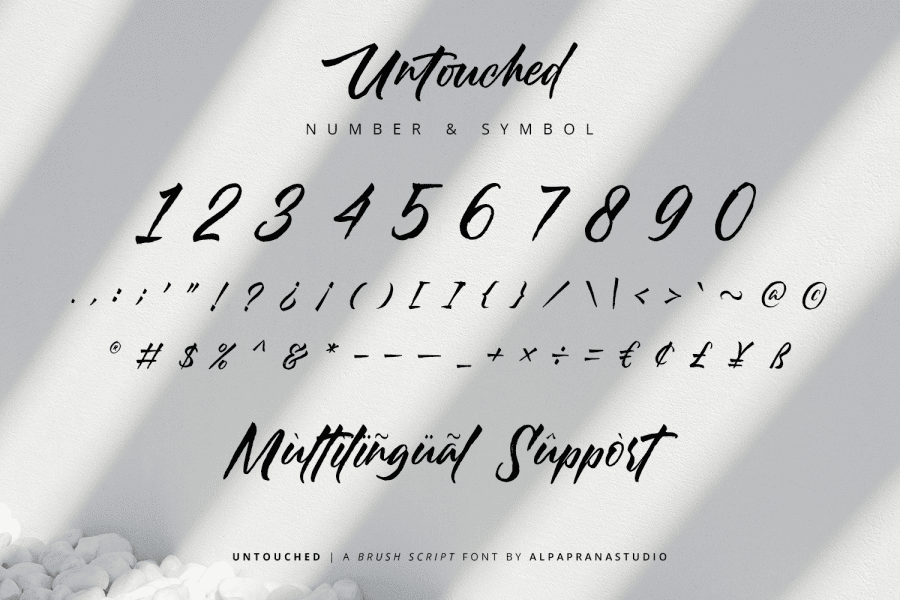 Untouched Font · 1001 Fonts